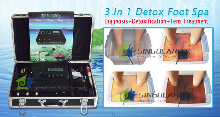 3 in 1 Ion Detox foot Spa(Diagnosis+Detoxification+Tens Treatment)